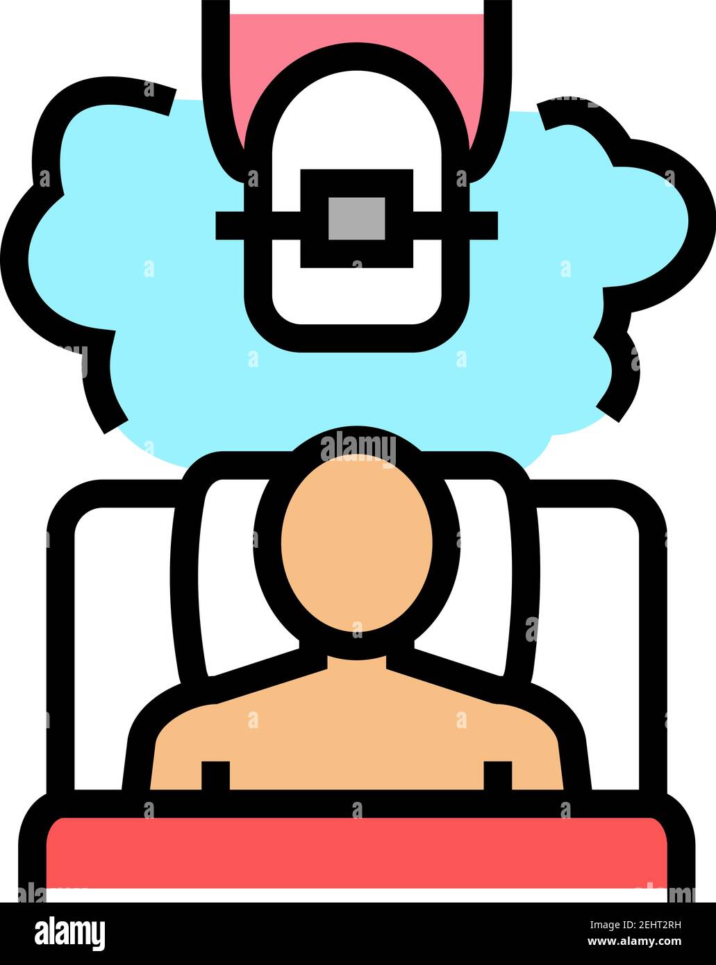 insomnia tooth braces color icon vector illustration Stock Vector Image ...