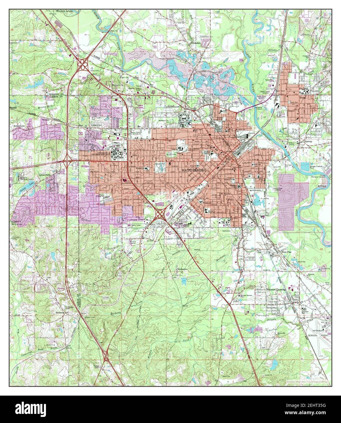 Hattiesburg mississippi 1964 hi-res stock photography and images - Alamy