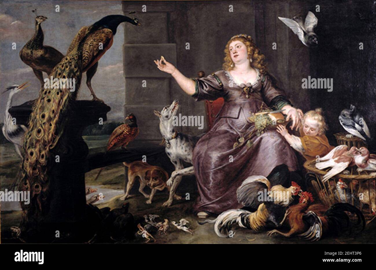 Paul de Vos - Allegory of marital fidelity Stock Photo - Alamy