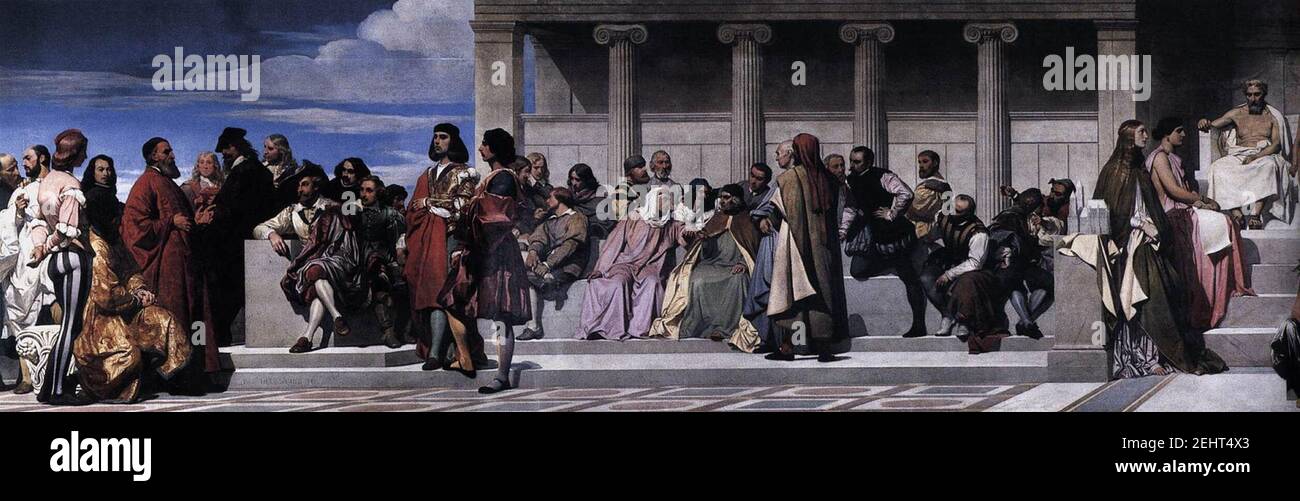 Paul Delaroche - Hemicycle (detail Stock Photo - Alamy