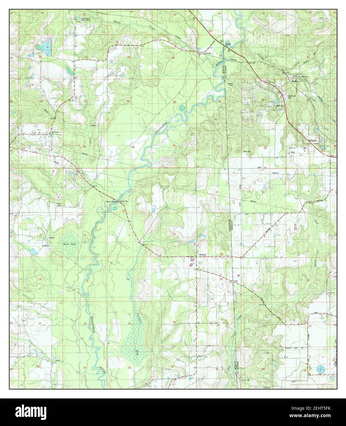 Howell map hi-res stock photography and images - Alamy