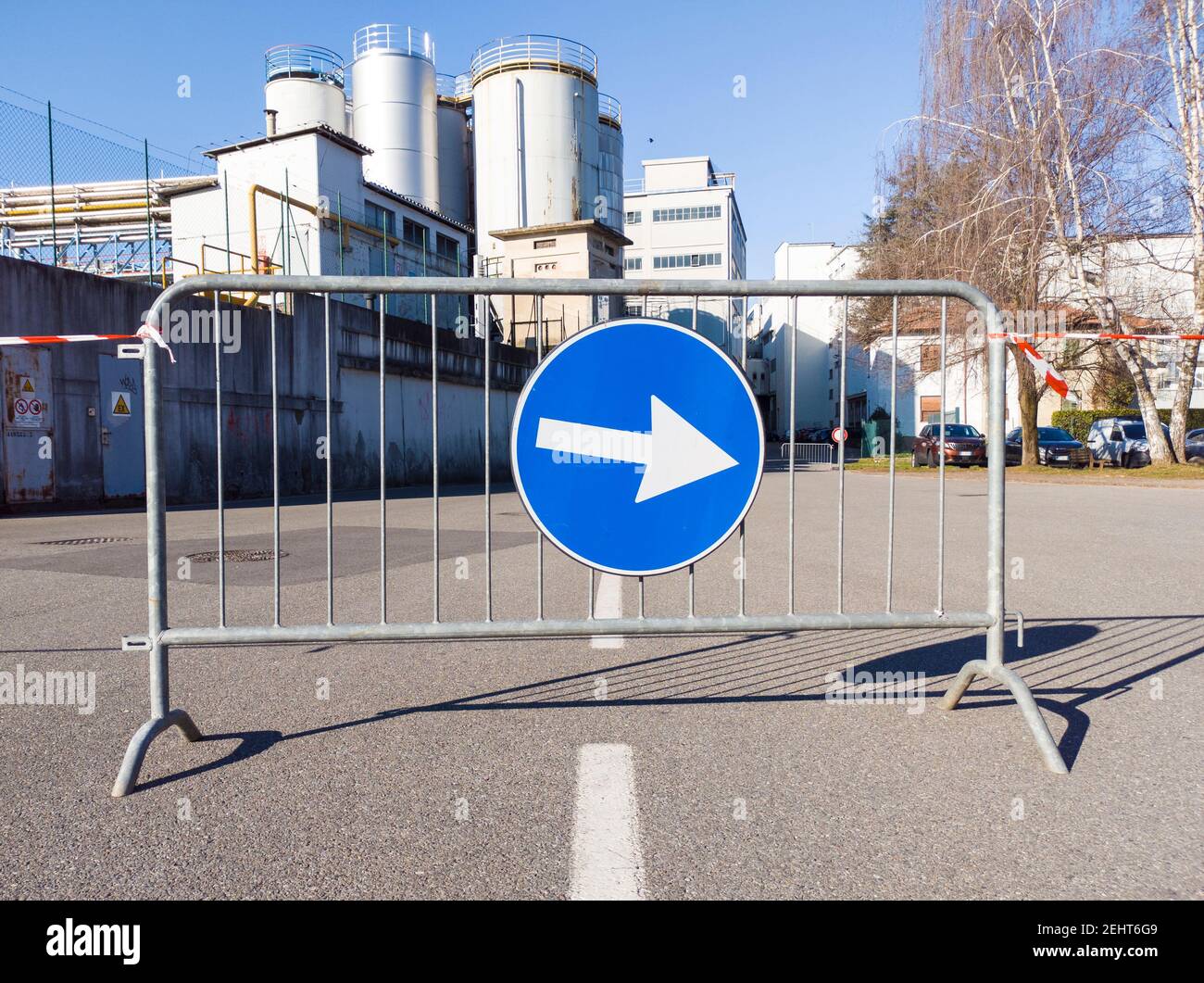 Deviation sign hi-res stock photography and images - Alamy