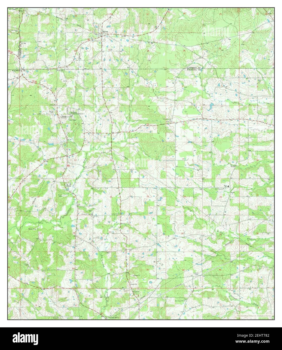 Antique map of mississippi Cut Out Stock Images & Pictures - Alamy