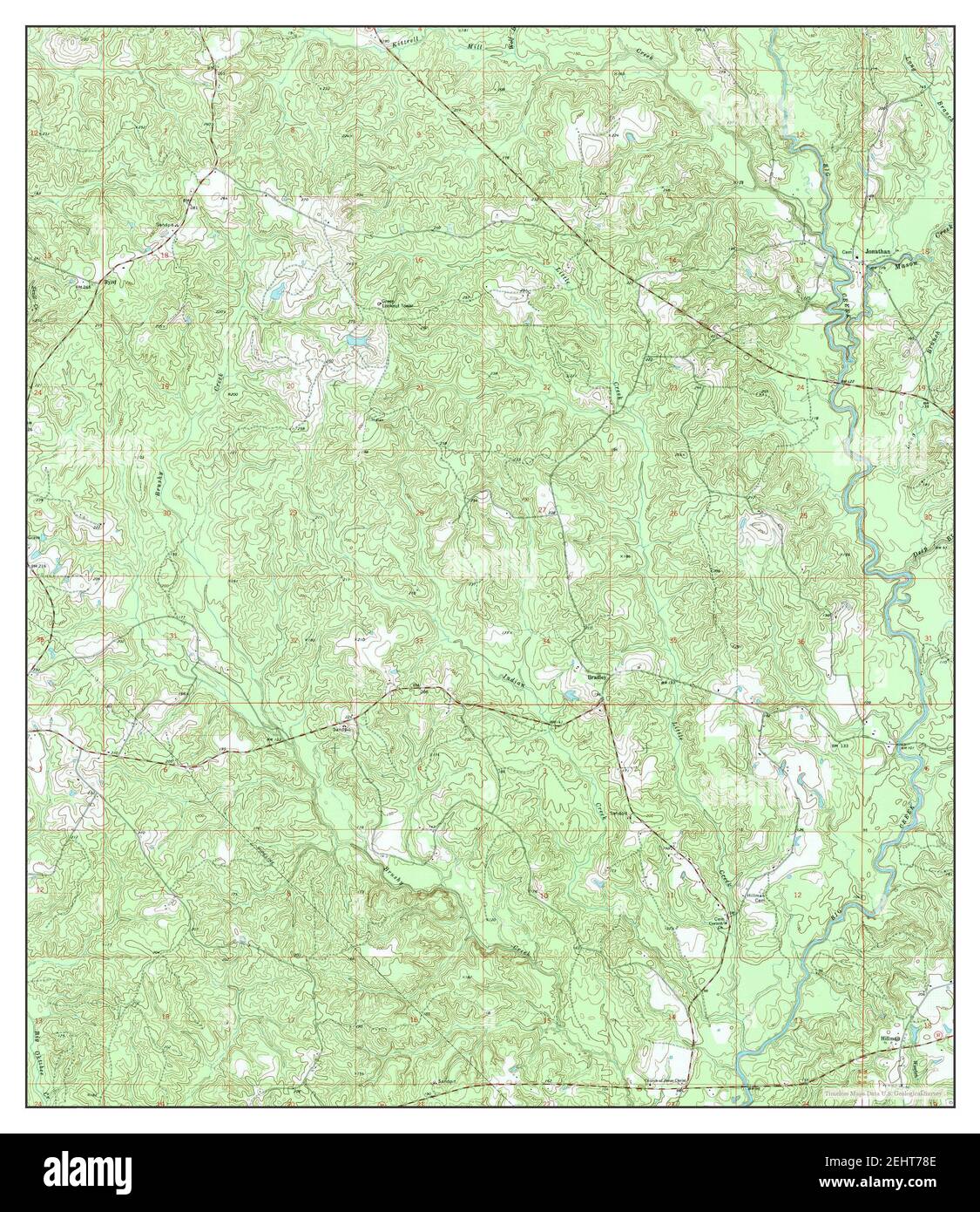 Jonathan, Mississippi, map 1973, 1:24000, United States of America by ...