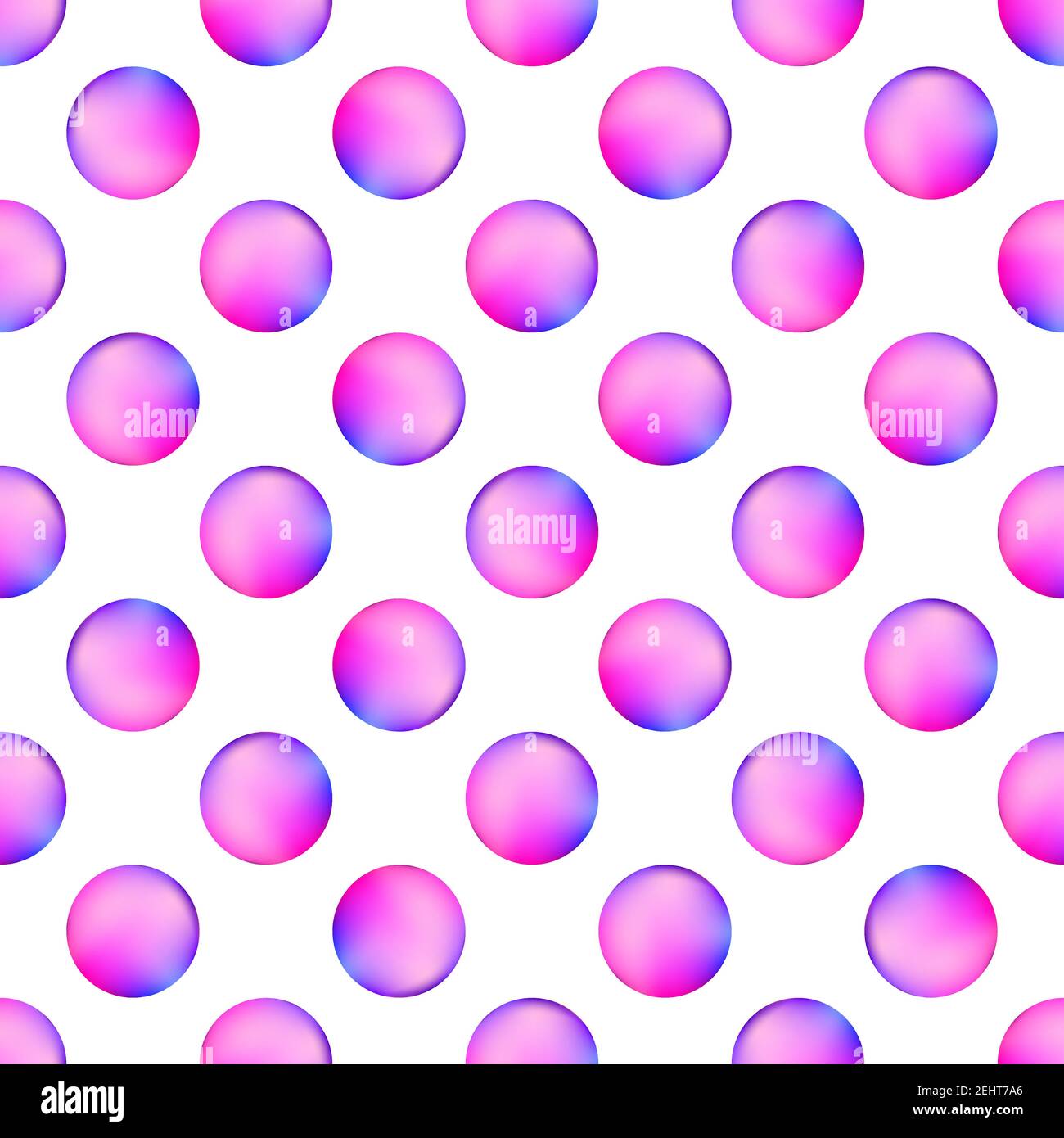 Abstract fashion polka dots background. White seamless pattern with ...