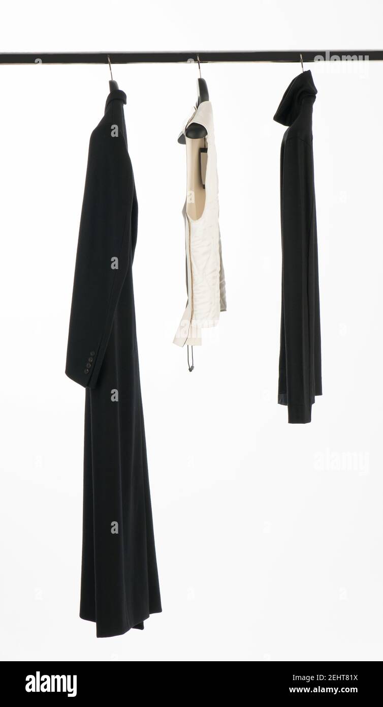 Rack trendy clothes in Cut Out Stock Images & Pictures - Alamy