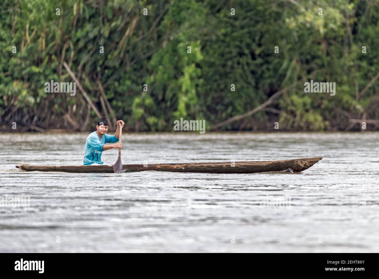 Dugout canoe amazon river hi-res stock photography and images - Alamy