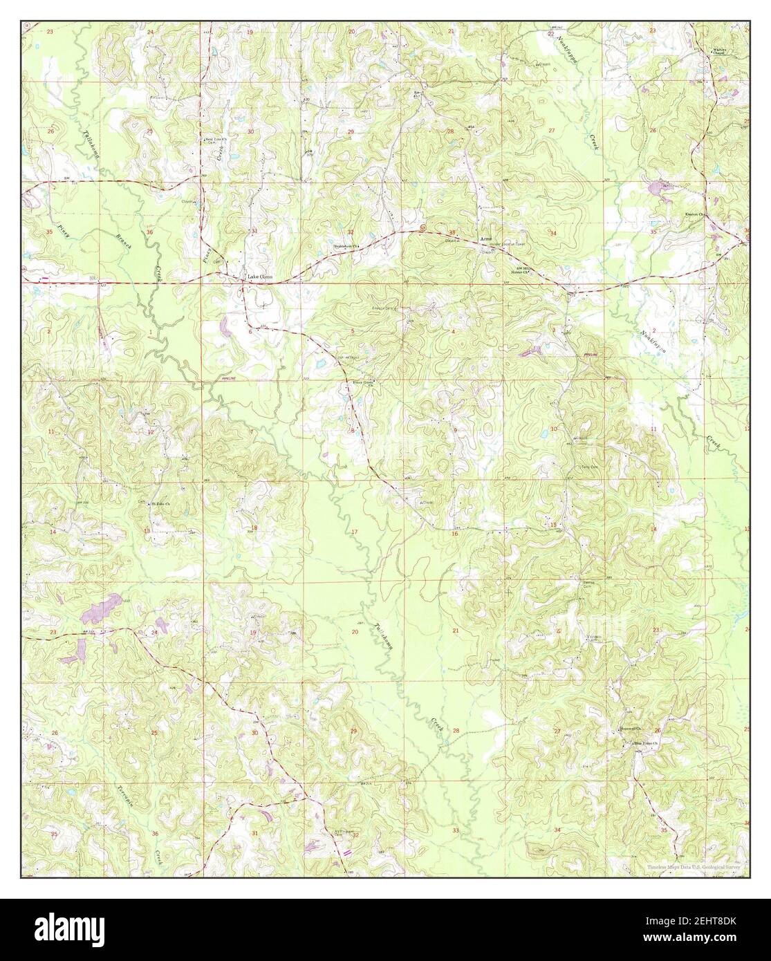 Map of como mississippi hi-res stock photography and images - Alamy