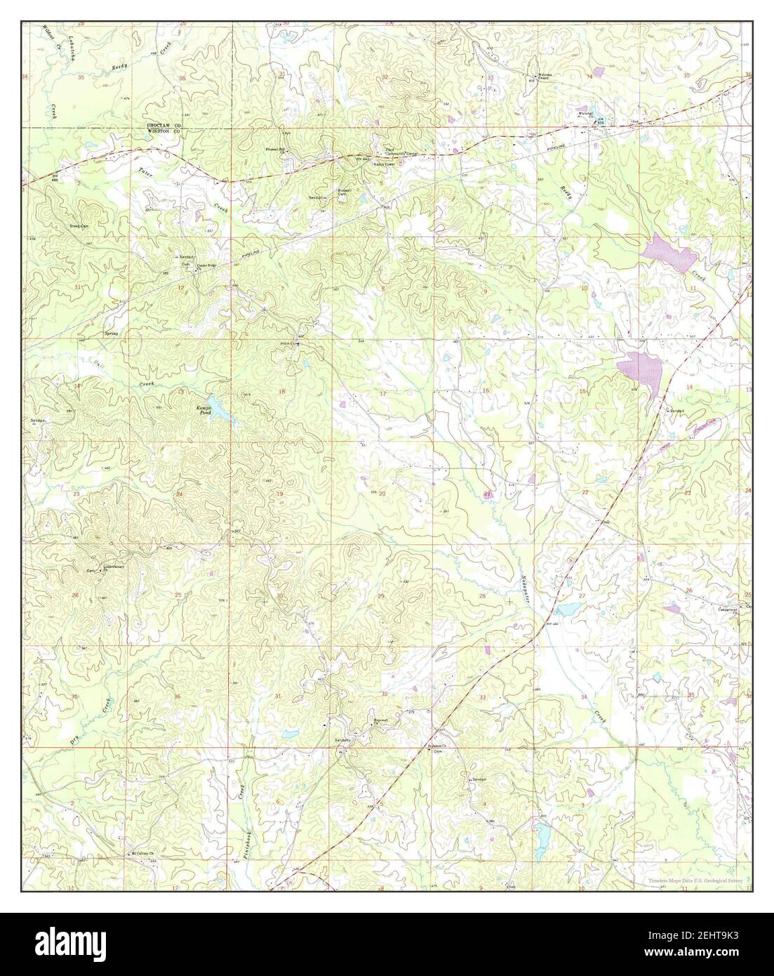 Map of louisville mississippi hi-res stock photography and images - Alamy