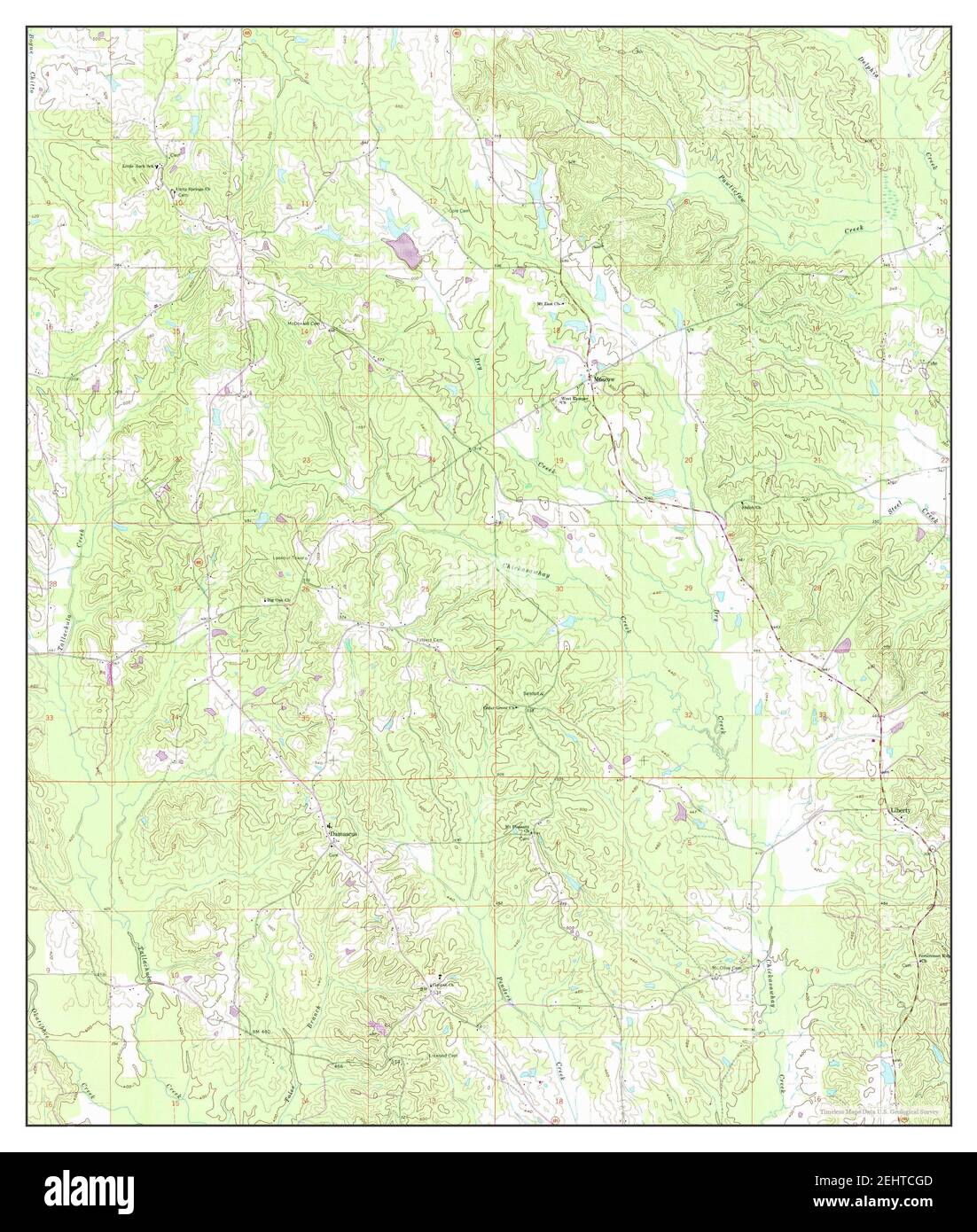 Moscow, Mississippi, map 1962, 1:24000, United States of America by ...