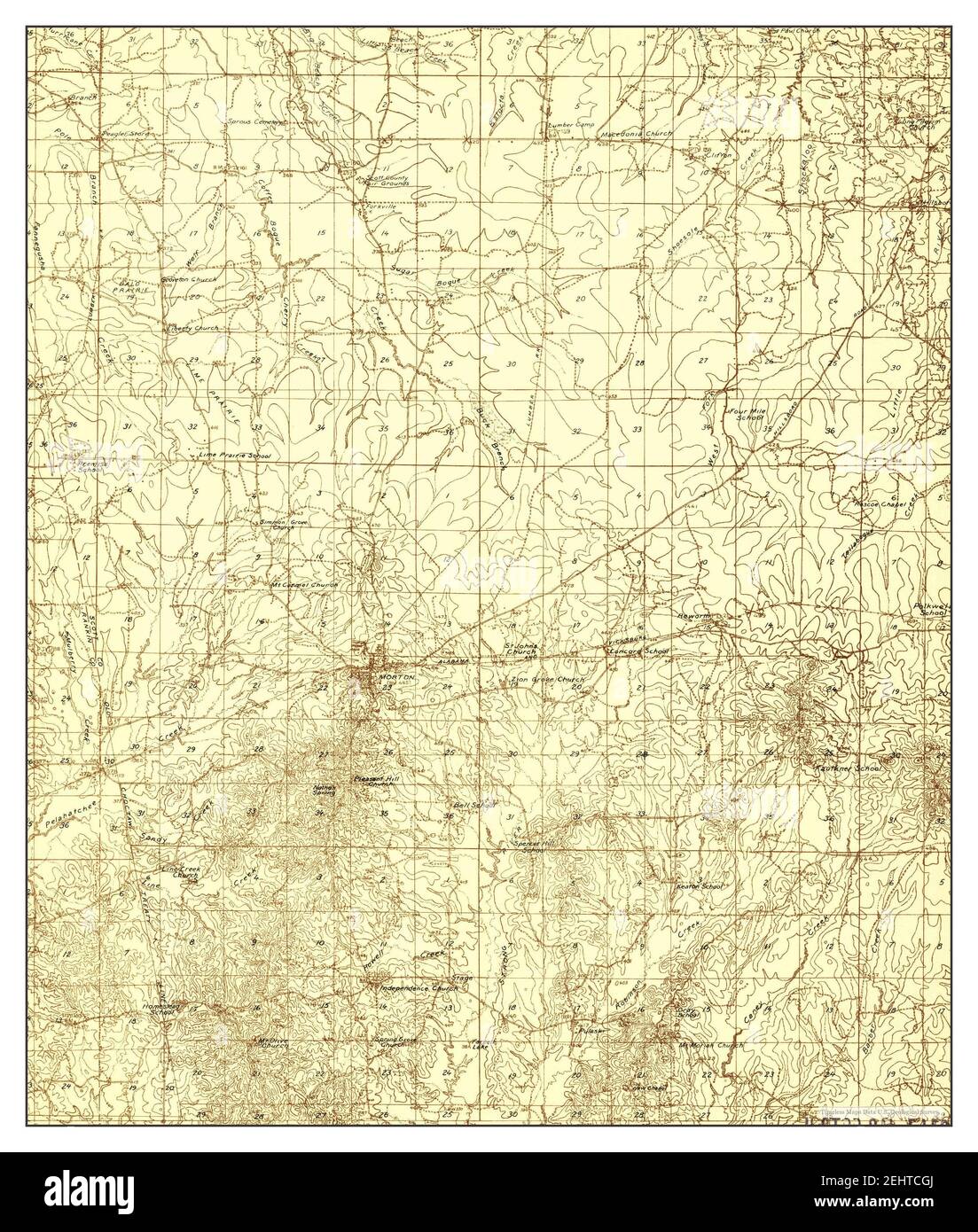 Morton, Mississippi, map 1922, 1:48000, United States of America by ...
