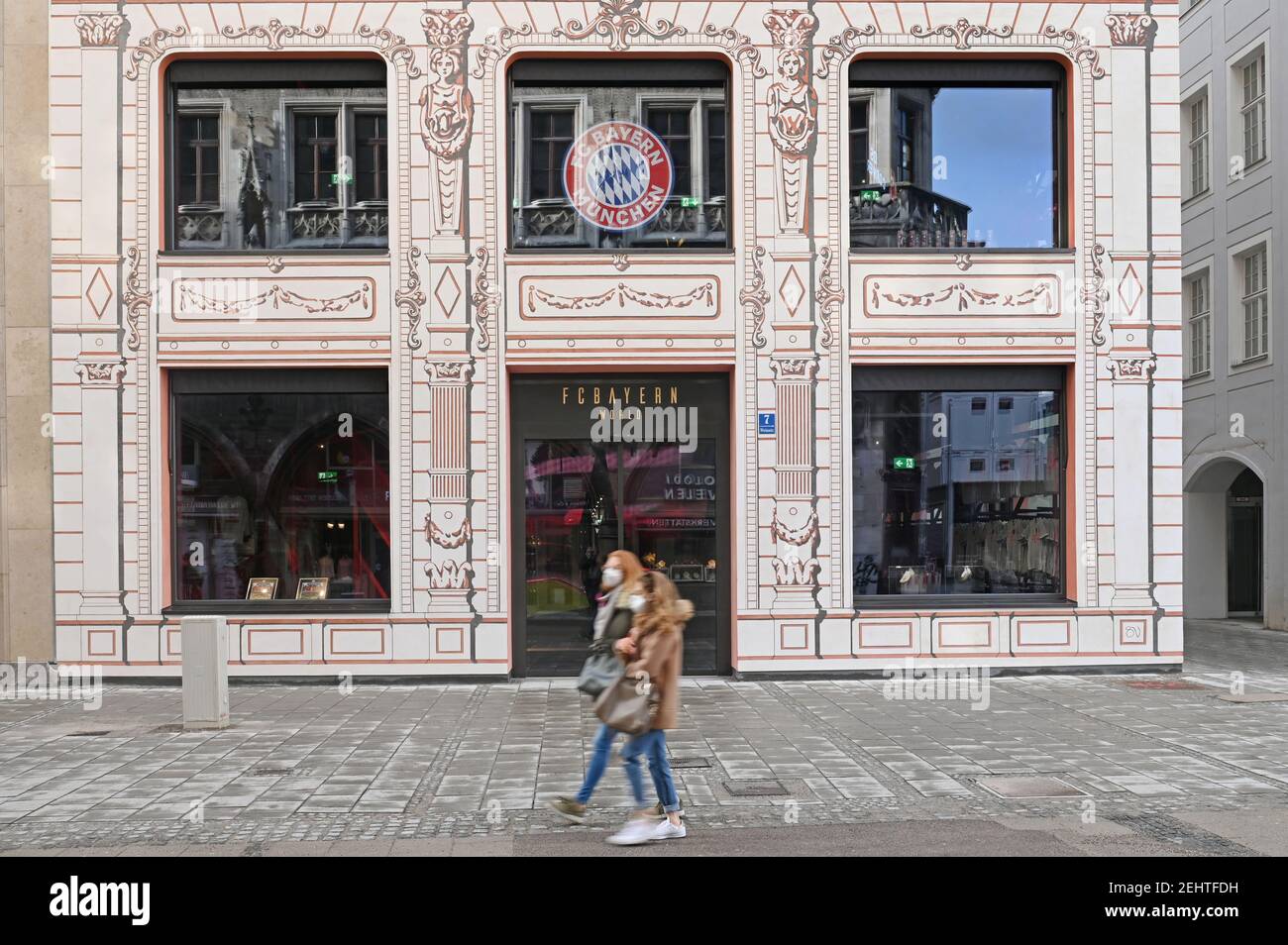 FC Bayern Munich FC Bayern World in Weinstrasse in Muenchen on February ...