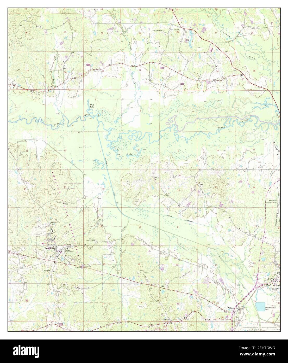 Mississippi river maps cartography geography hi-res stock photography ...