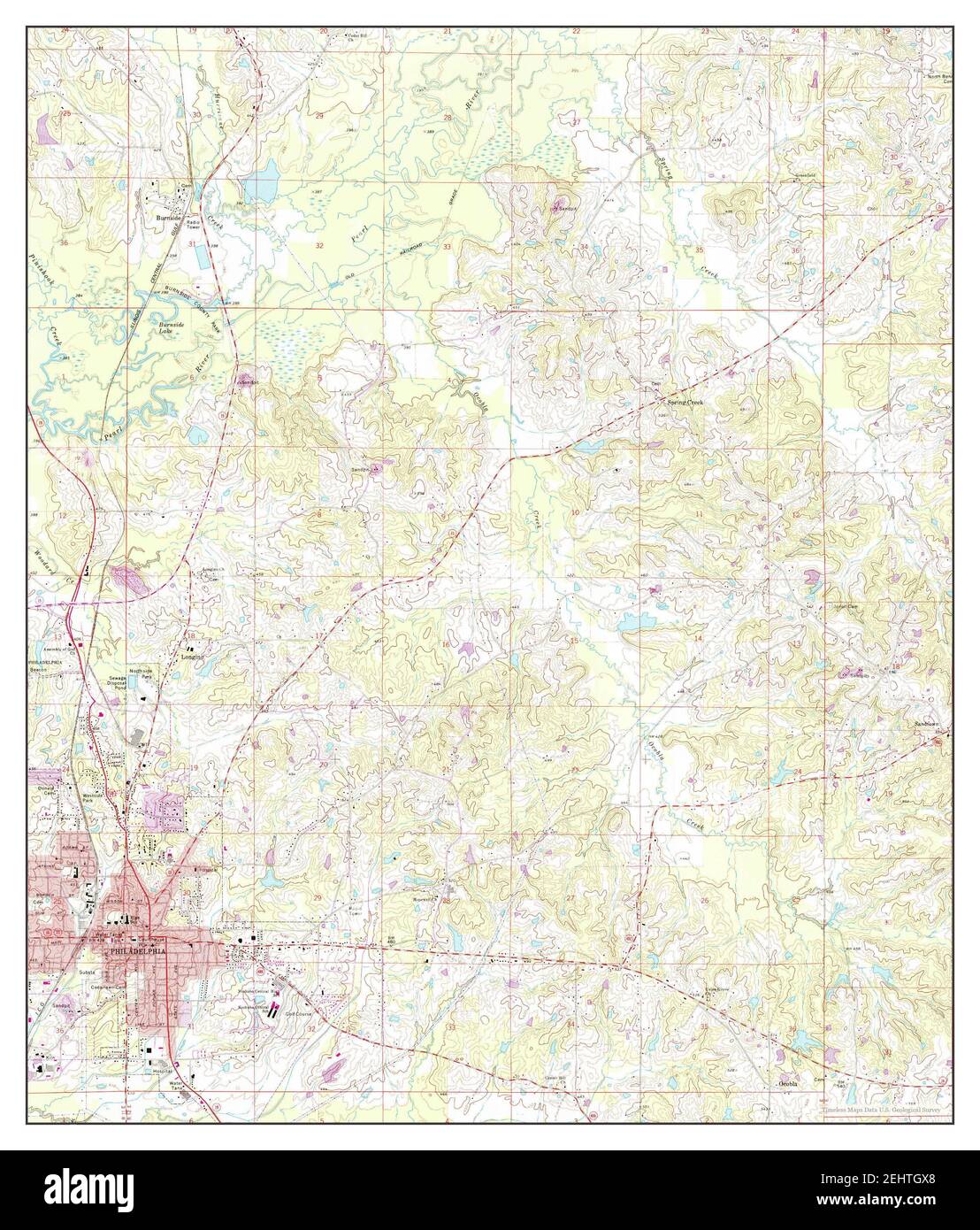 Philadelphia road map Cut Out Stock Images & Pictures - Alamy