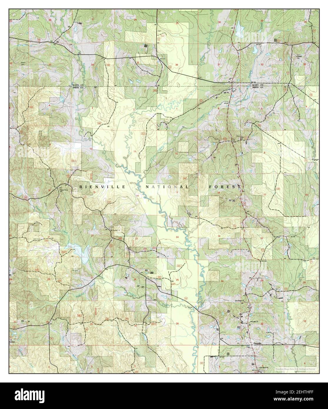 Map Of Pineville High Resolution Stock Photography and Images - Alamy