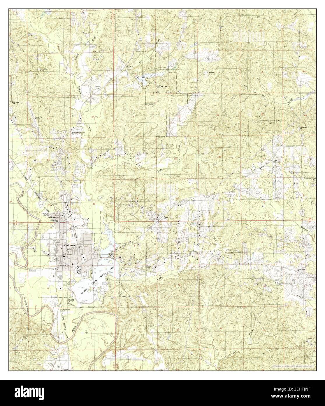 Map of quitman hi-res stock photography and images - Alamy