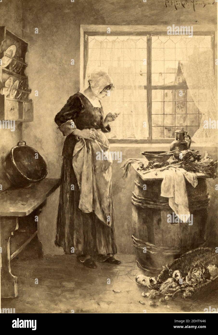 Paul Hoecker-Herzensangelegenheiten-um 1900 Stock Photo - Alamy