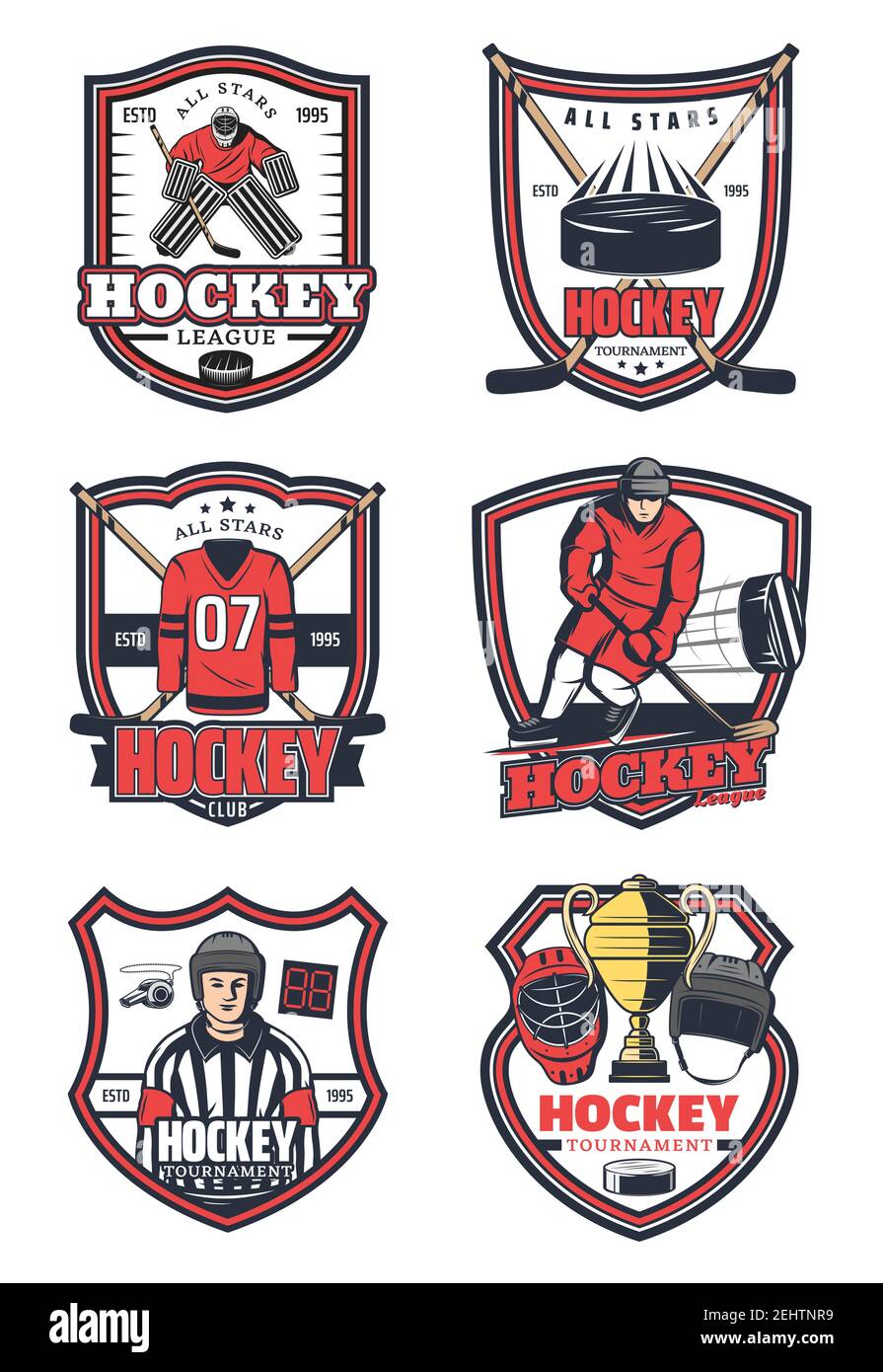 Hockey goalie mask logo Stock Vector Images - Alamy