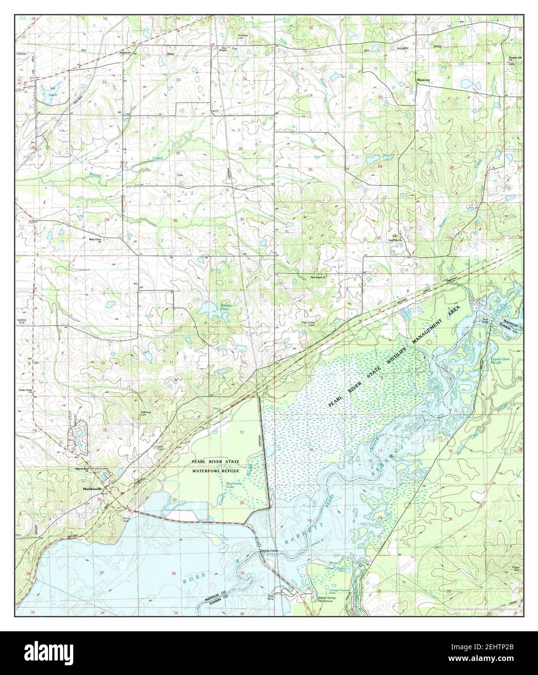 Shoccoe, Mississippi, map 1989, 1:24000, United States of America by ...