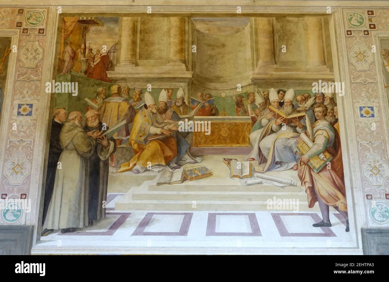 Paul III Opens the Council of Trent in 1546 - Villa Farnese - Caprarola ...