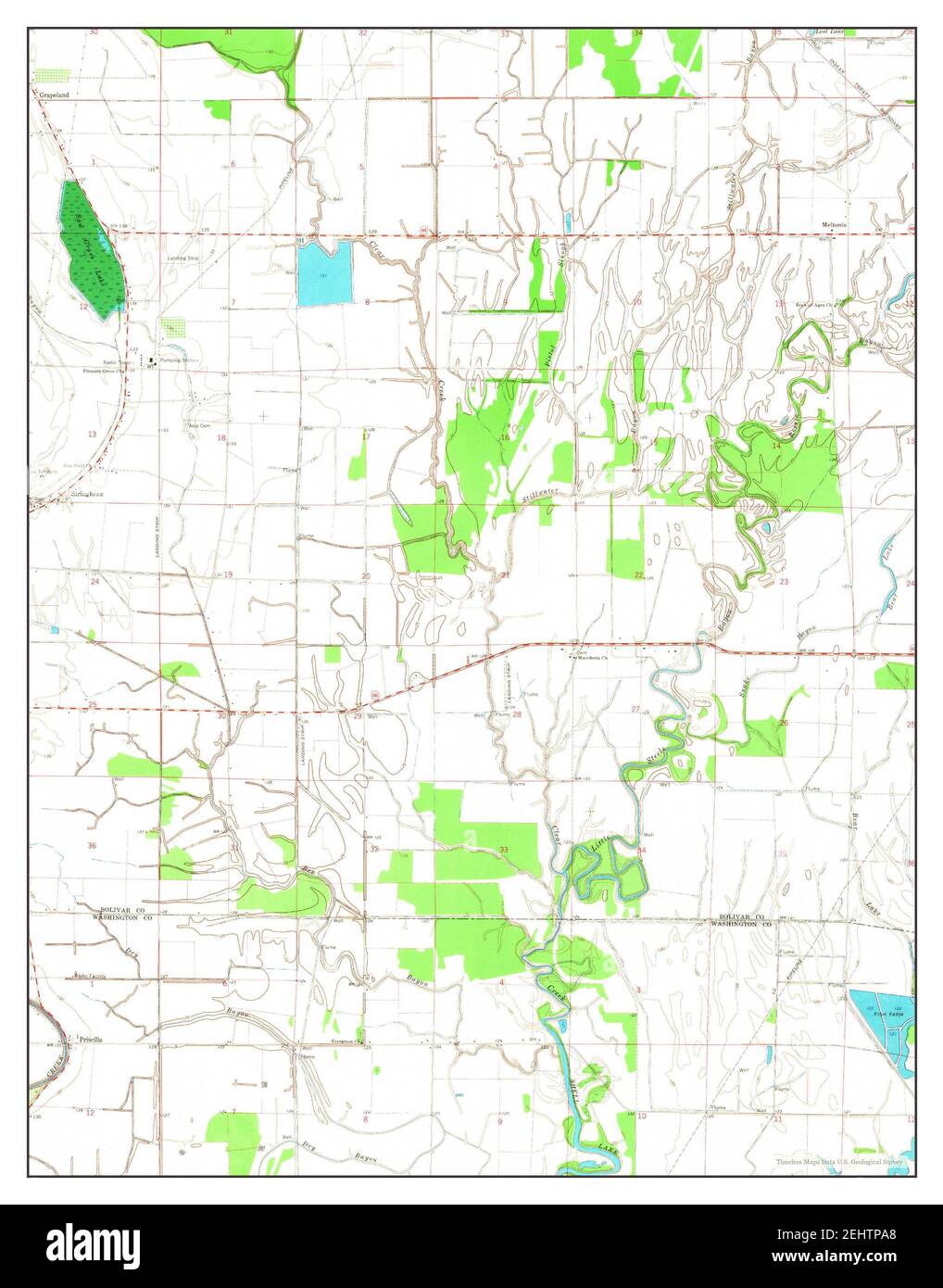 Stringtown, Mississippi, map 1967, 1:24000, United States of America by ...