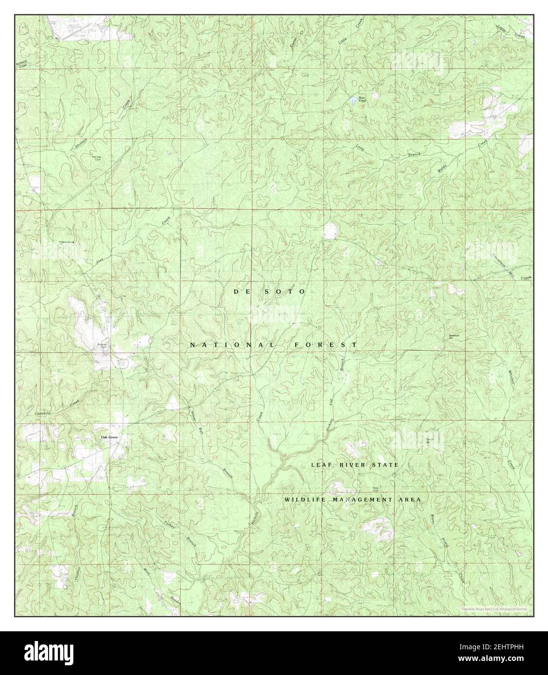 Taylor Hill, Mississippi, map 1982, 1:24000, United States of America ...