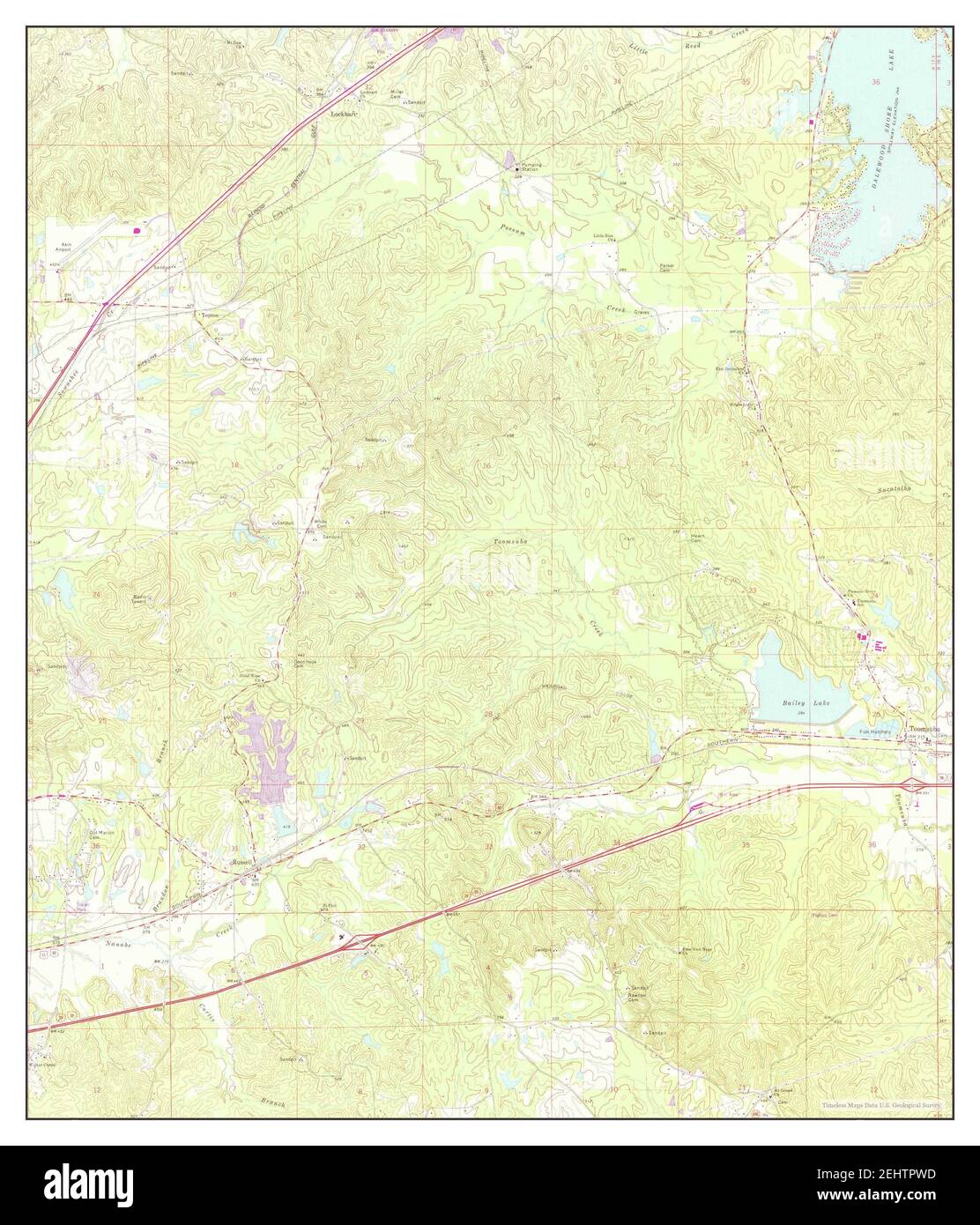Toomsuba, Mississippi, map 1971, 1:24000, United States of America by ...