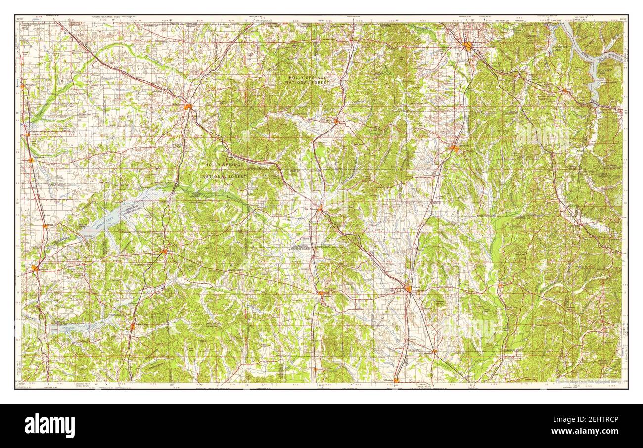 Tupelo mississippi map hi-res stock photography and images - Alamy