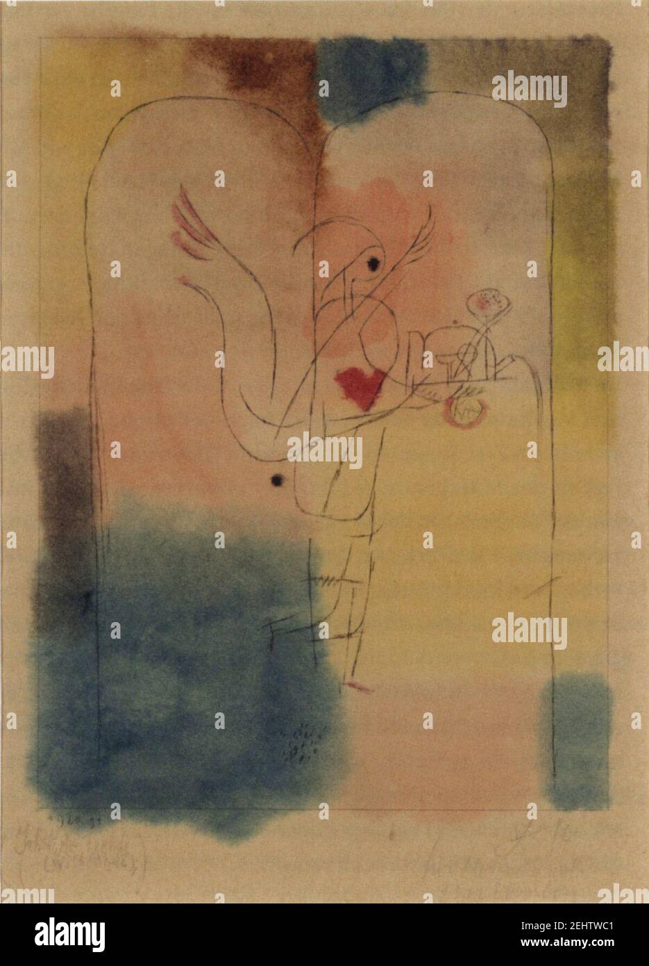 Paul Klee Engel bringt das Gewünschte 1920 Stock Photo - Alamy