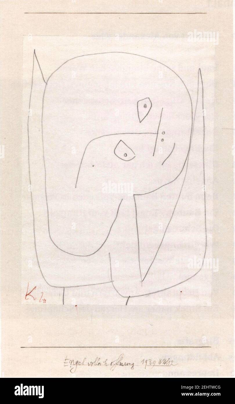 Paul Klee Engel voller Hoffnung 1939 Stock Photo - Alamy