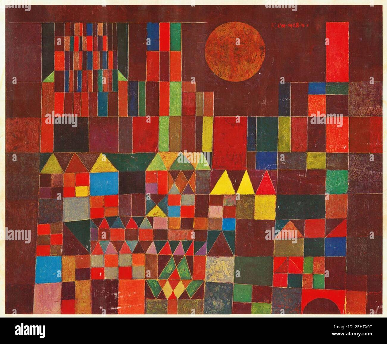 Paul klee castle and sun Stock Photo - Alamy