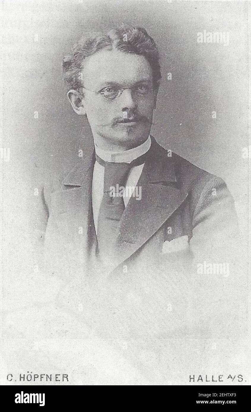 Paul Kraske als Student Stock Photo - Alamy