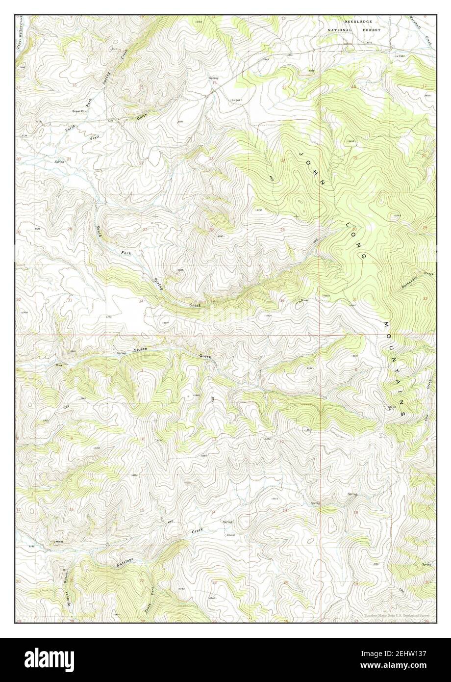 Antelope Old Map High Resolution Stock Photography and Images - Alamy