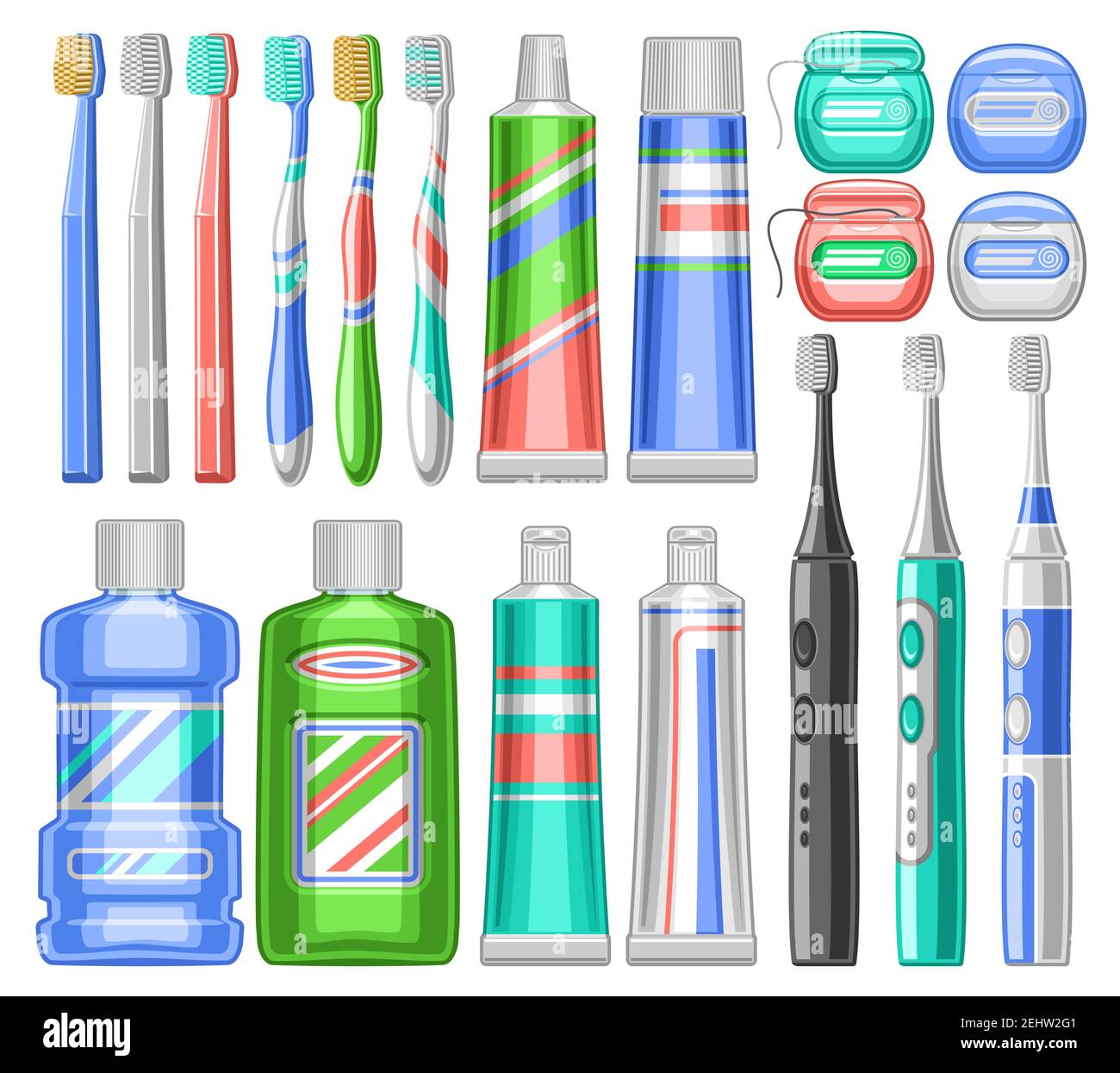 Toothpaste vector vectors hi-res stock photography and images - Alamy