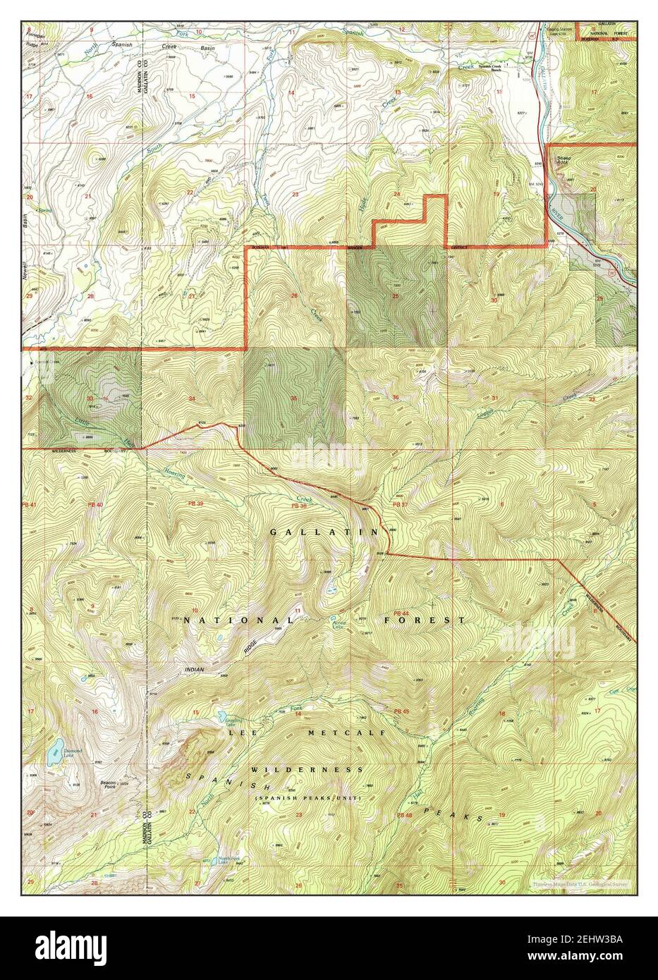 Beacon Point, Montana, map 2000, 1:24000, United States of America by ...