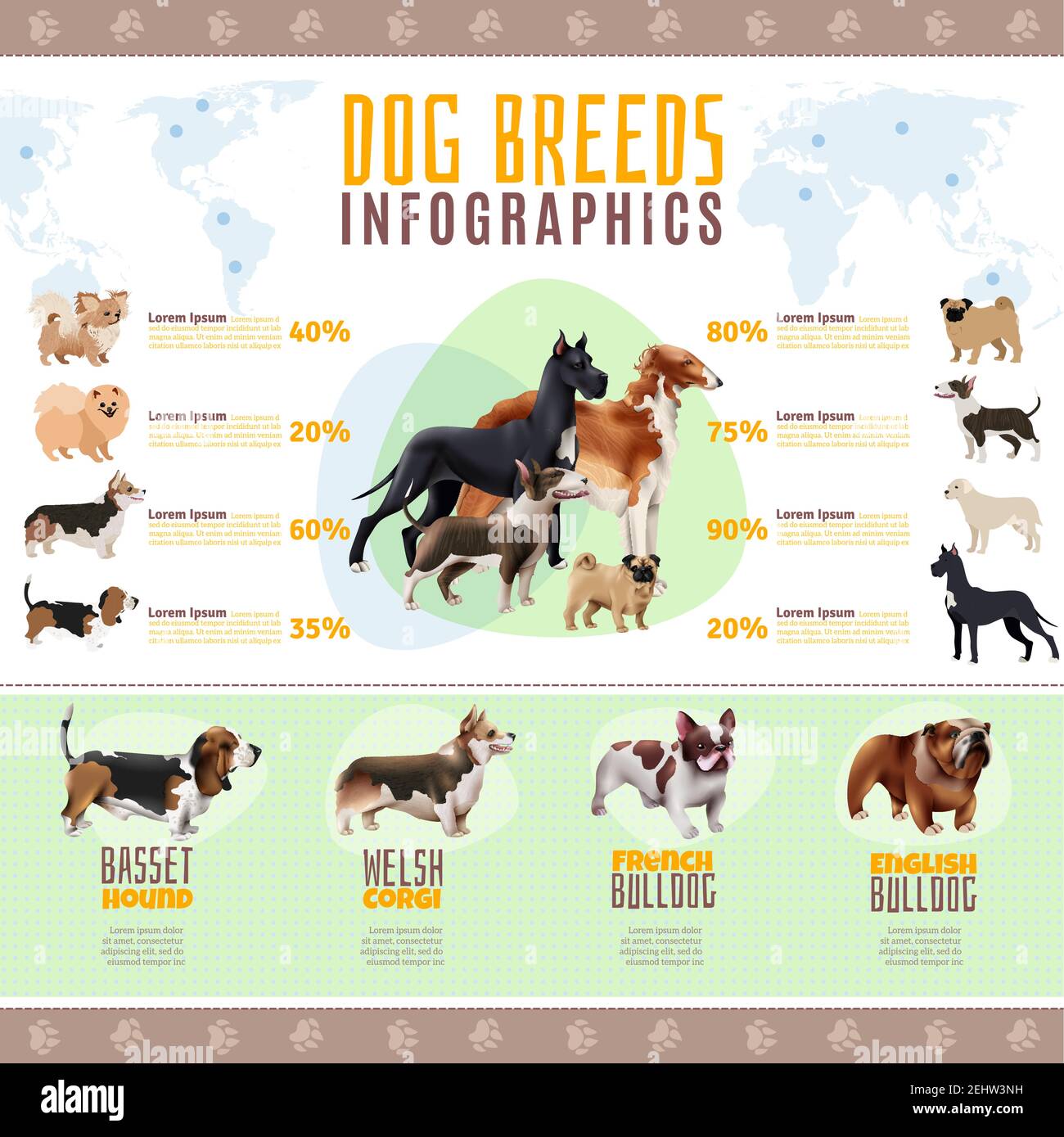 Cartoon illustration funny mongrel dog hi-res stock photography and ...