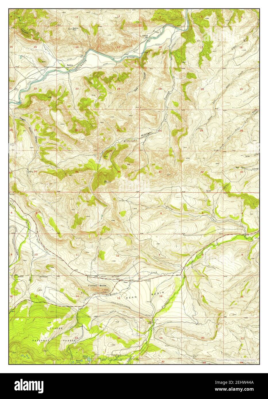 Beehive, Montana, map 1956, 1:24000, United States of America by ...