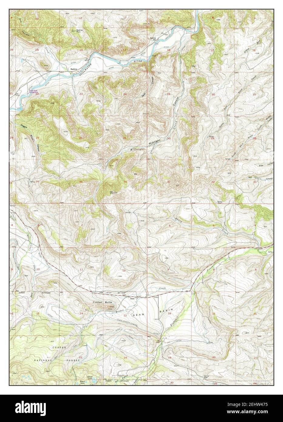 Beehive, Montana, map 1956, 1:24000, United States of America by ...