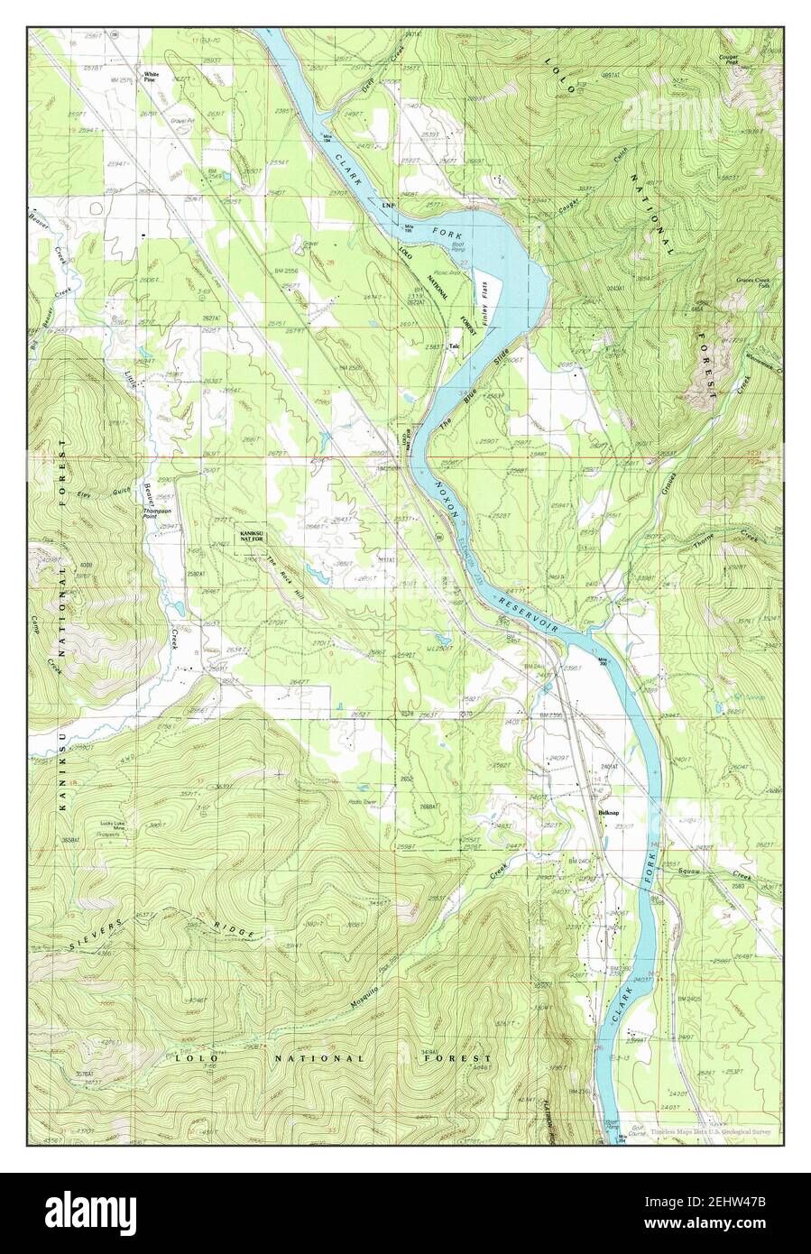 Belknap, Montana, map 1988, 1:24000, United States of America by ...