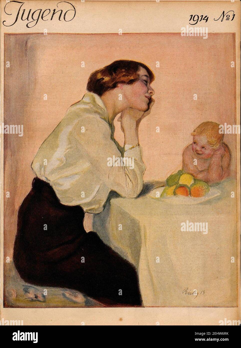 Paul Rieth - Jugend 1914 - vol 1 Stock Photo - Alamy