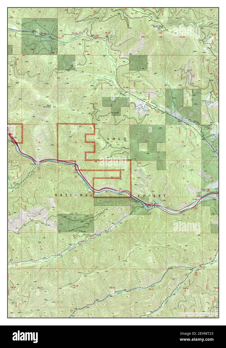 Boyd Mountain, Montana, map 1999, 1:24000, United States of America by ...