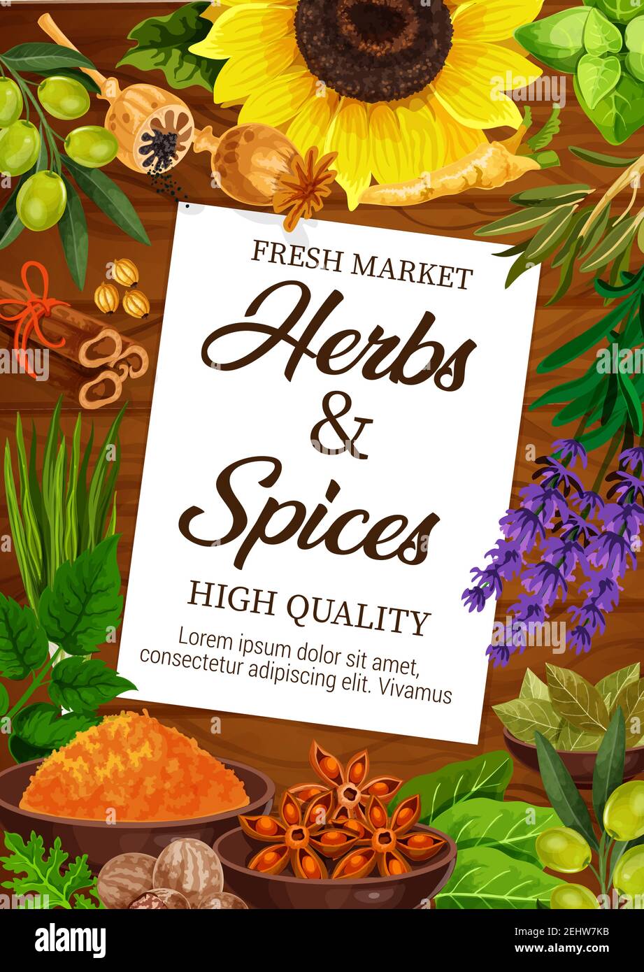Seasoning powder vector vectors hi-res stock photography and images - Alamy