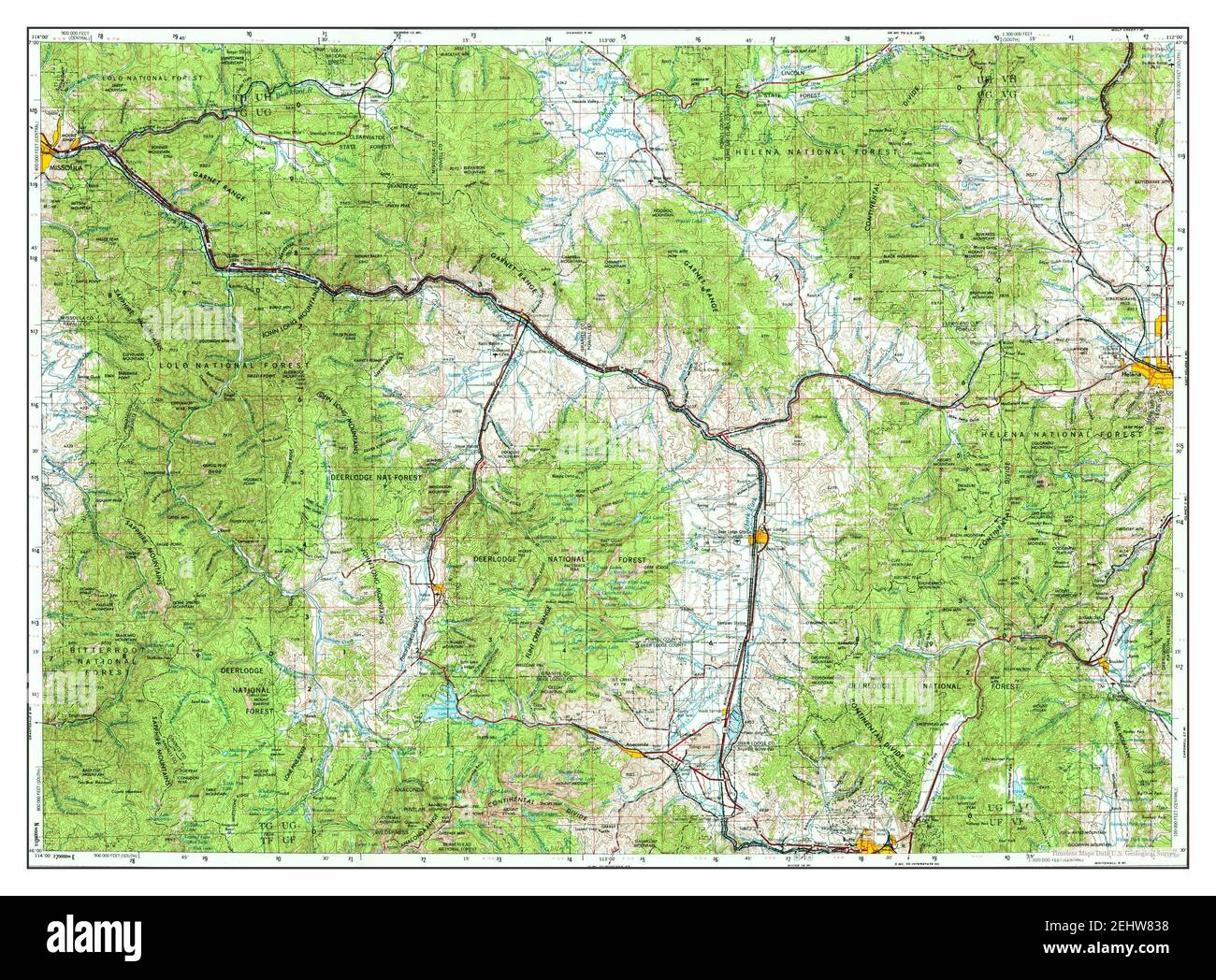 Butte County Map High Resolution Stock Photography and Images - Alamy