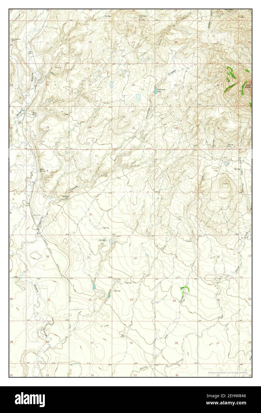 Map of cameron montana hi-res stock photography and images - Alamy