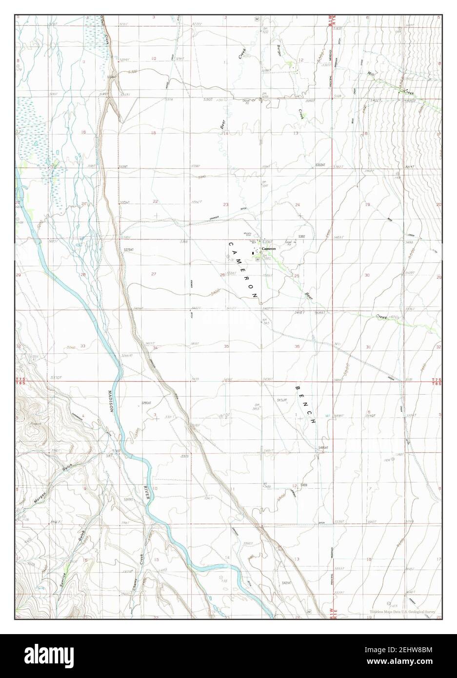 Cameron, Montana, map 1988, 1:24000, United States of America by ...