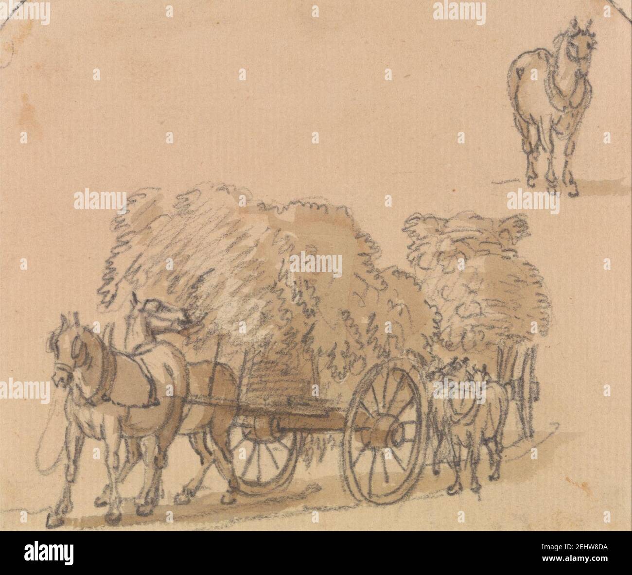 Hay carts hi-res stock photography and images - Alamy