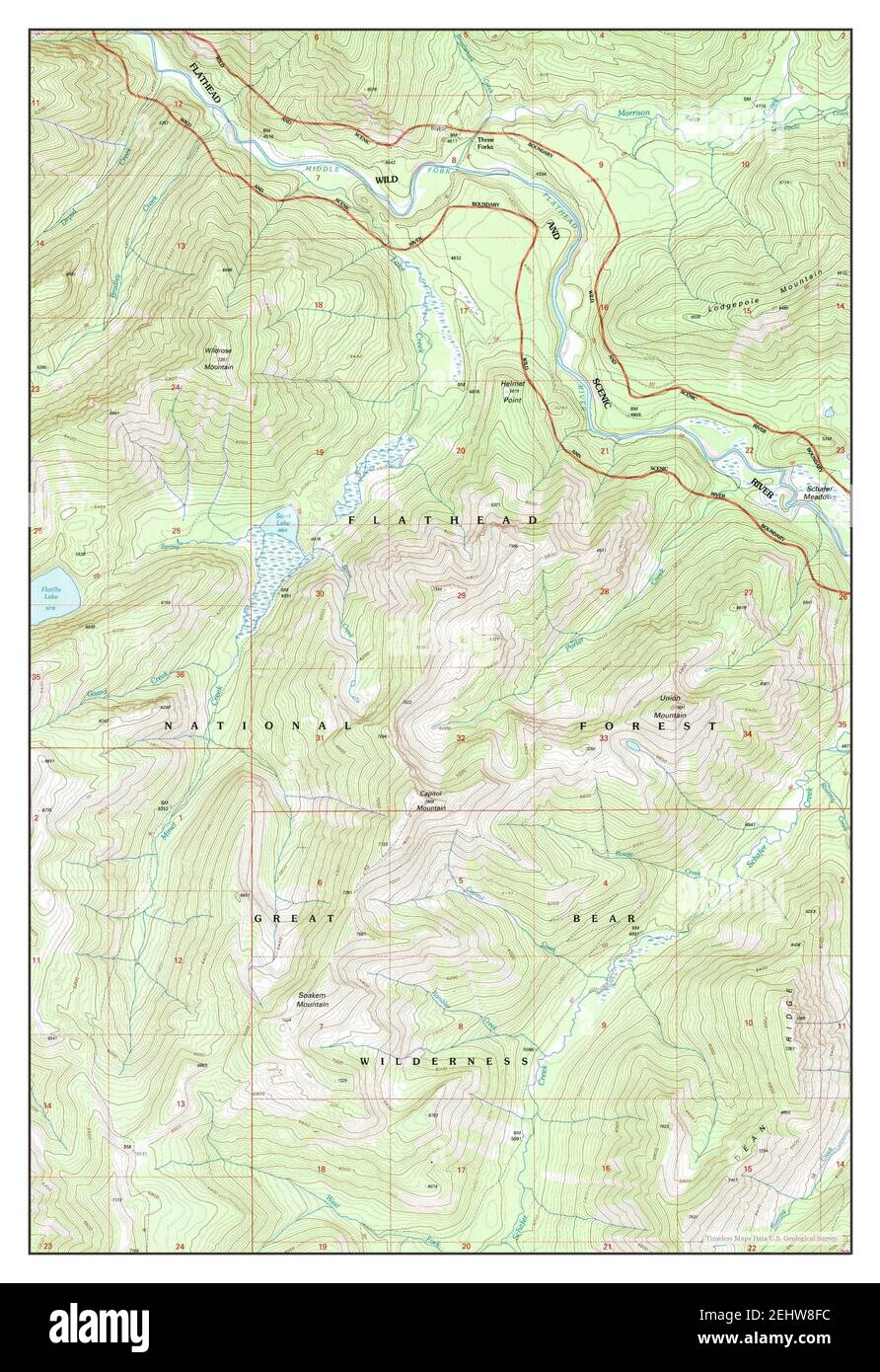 Capitol Mountain, Montana, map 1994, 1:24000, United States of America ...