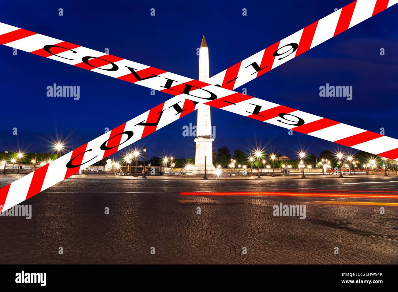 Coronavirus in Paris, France. Covid-19 sign. Concept of COVID pandemic ...