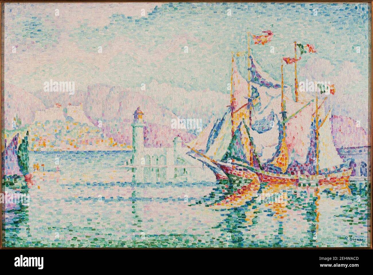 Paul Signac - Antibes, Ranek Stock Photo - Alamy