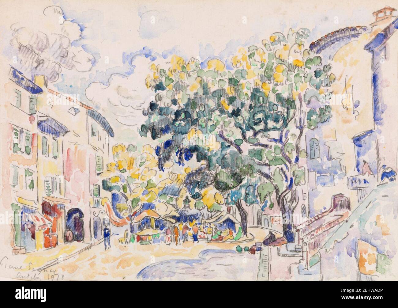 Paul signac antibes hi-res stock photography and images - Alamy